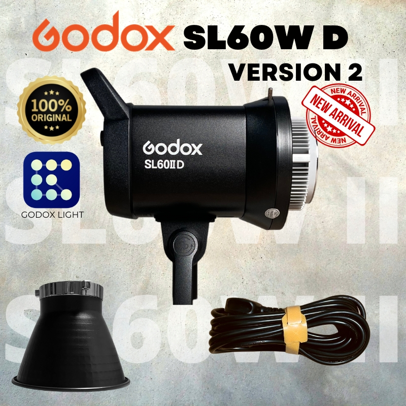 Godox SL60W SL60 Version 2 New Model SL60IID SL60II LED Video Light COB ...