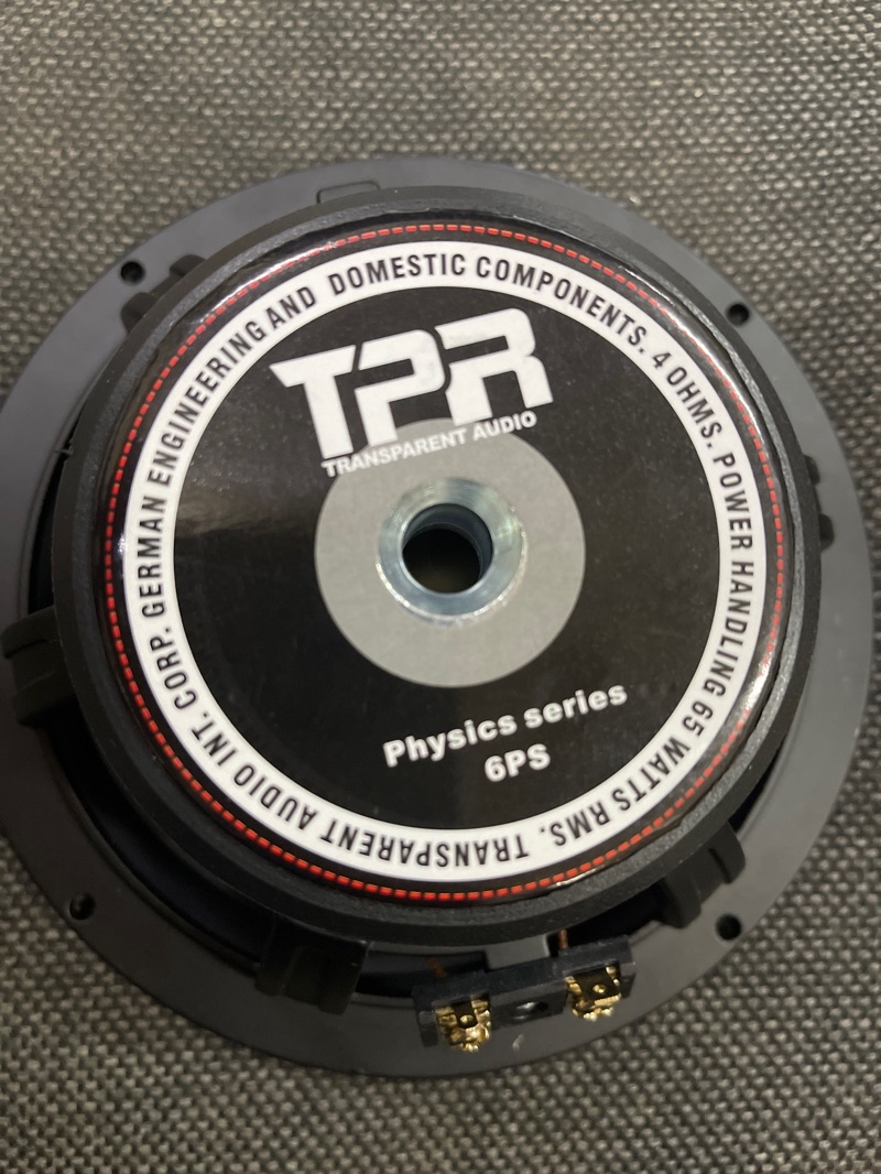 TPR TRANSPARENT AUDIO 6.5incl mid bass physics series 6ps 100% original ...