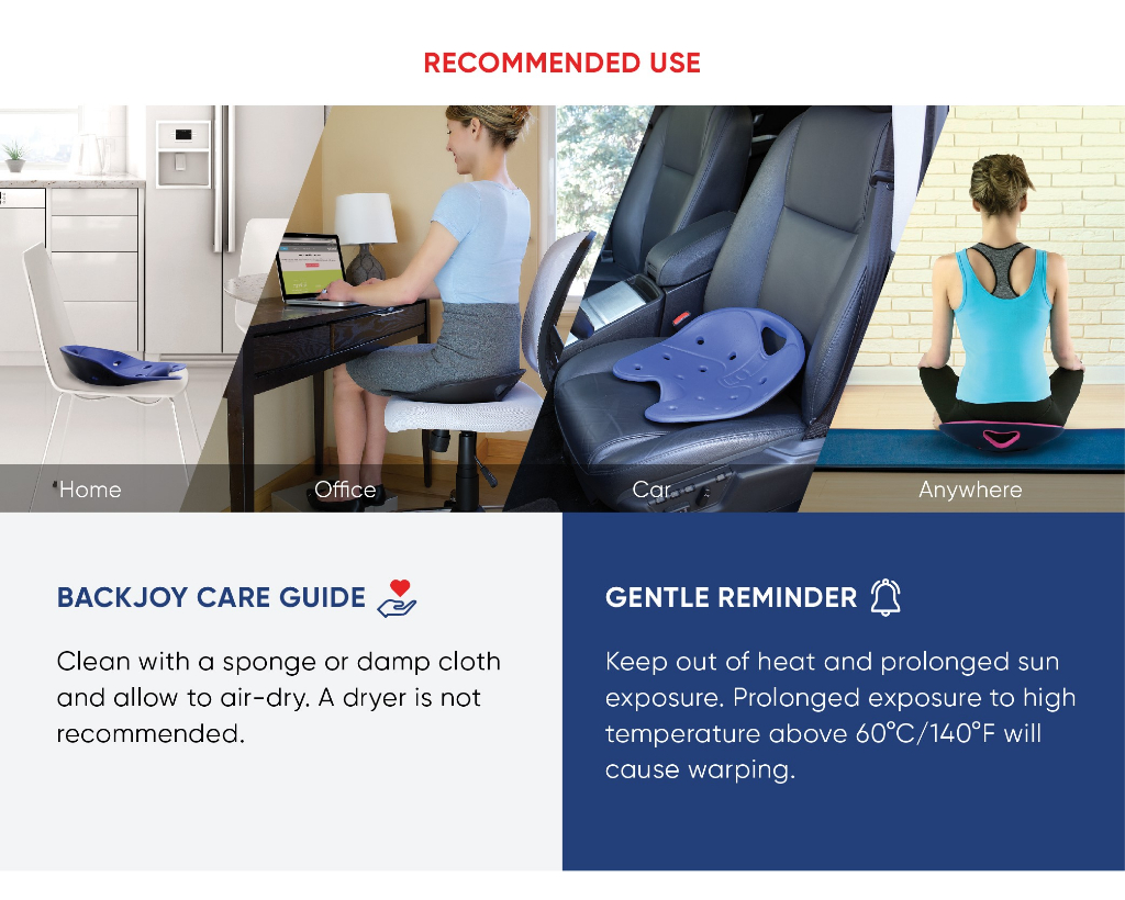 BACKJOY SitSmart Posture Core (Onxy) | Shopee Malaysia