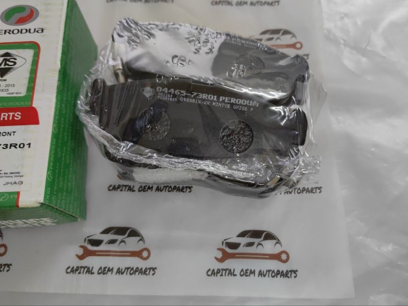 PERODUA MYVI 2005-2010 (ORIGINAL) BRAKE PADS FRONT 1SET 4PCS 04465 ...