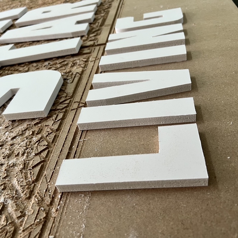 Custom PVC 3D Logo Signage | 3D Lettering [ Q-Z ] | PVC Foam Board | UV ...