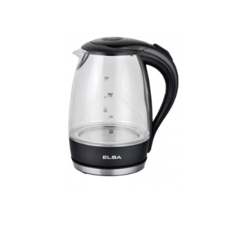 ELBA 1.7L Glass Jug Kettle [ EJK-F1723G (BK) / EJK-J1725KG(BK ...