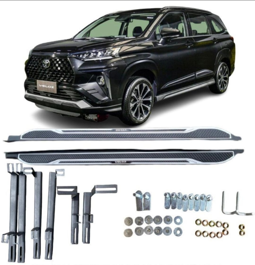 [ SUPPORT 200KG ] TOYOTA VELOZ 2022 WITH SKIRT SIDE STEP PEDAL RUNNING ...