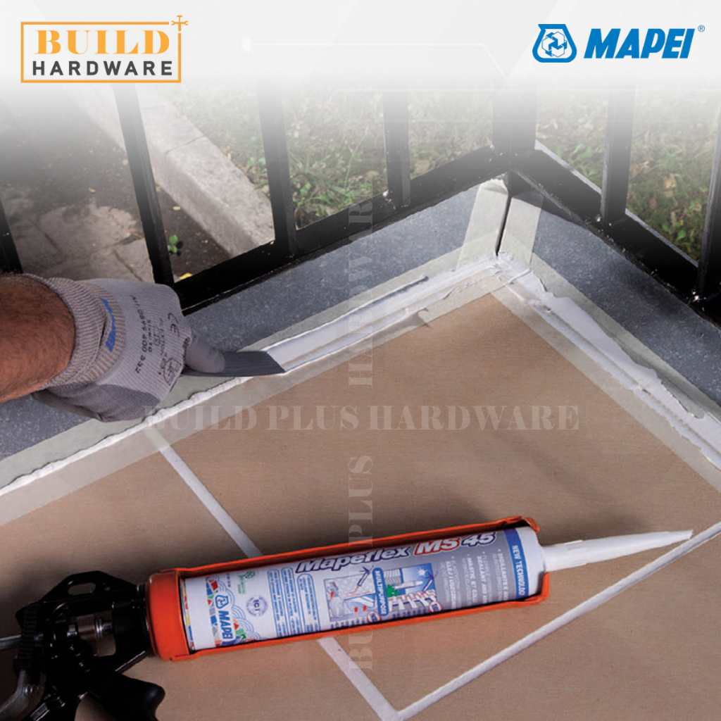 MAPEI Mapeflex MS45 MS Crystal 300ml Grey Clear White Multi Purpose ...