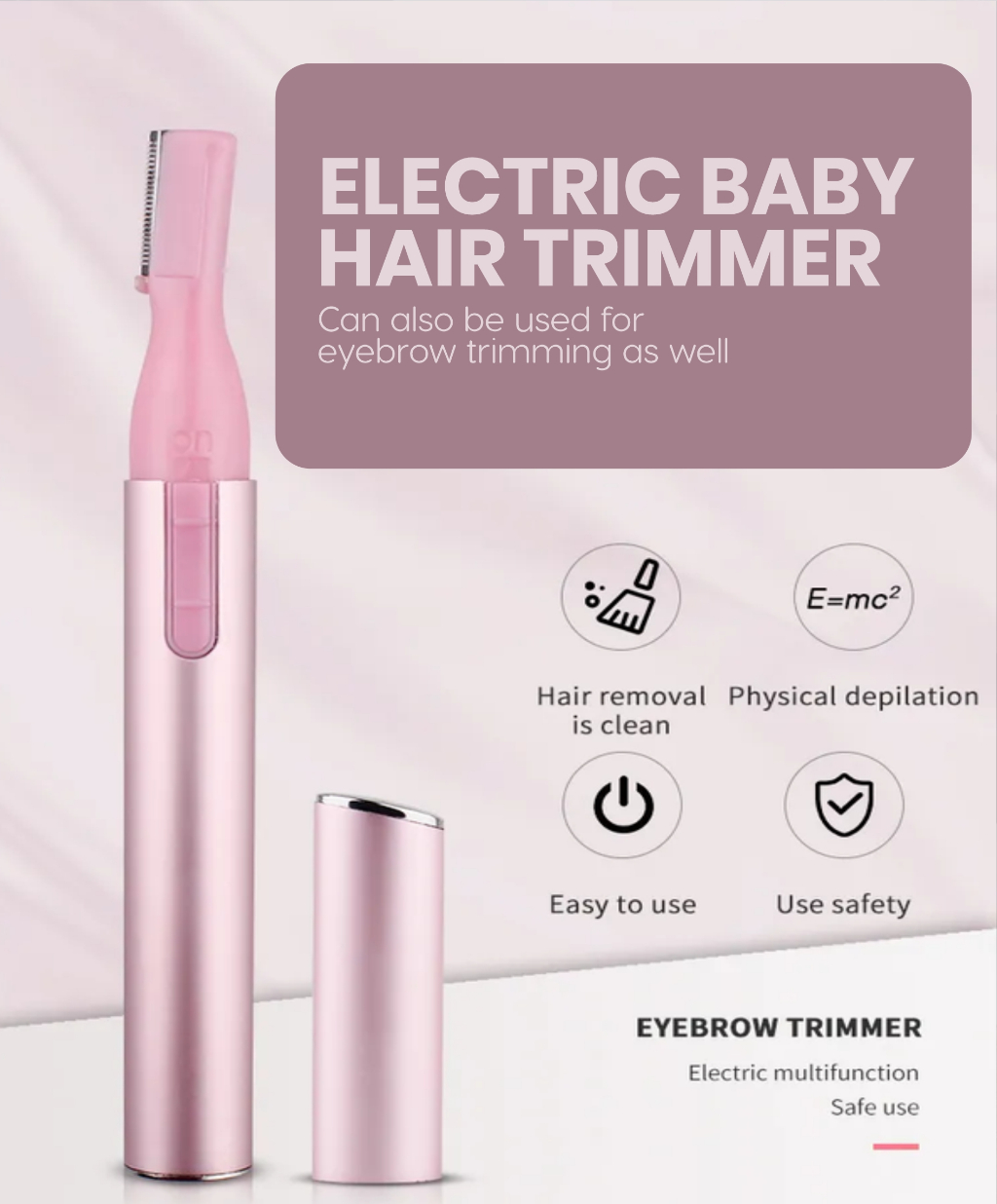 Baby hair Shaver Pencukur Rambut Baby Trimmer Shaver Machine Baby Hair ...