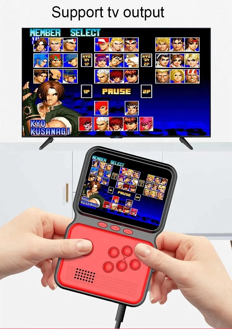 M3 900 in 1 game box Retro Classic Mini nostalgic console sup handheld ...