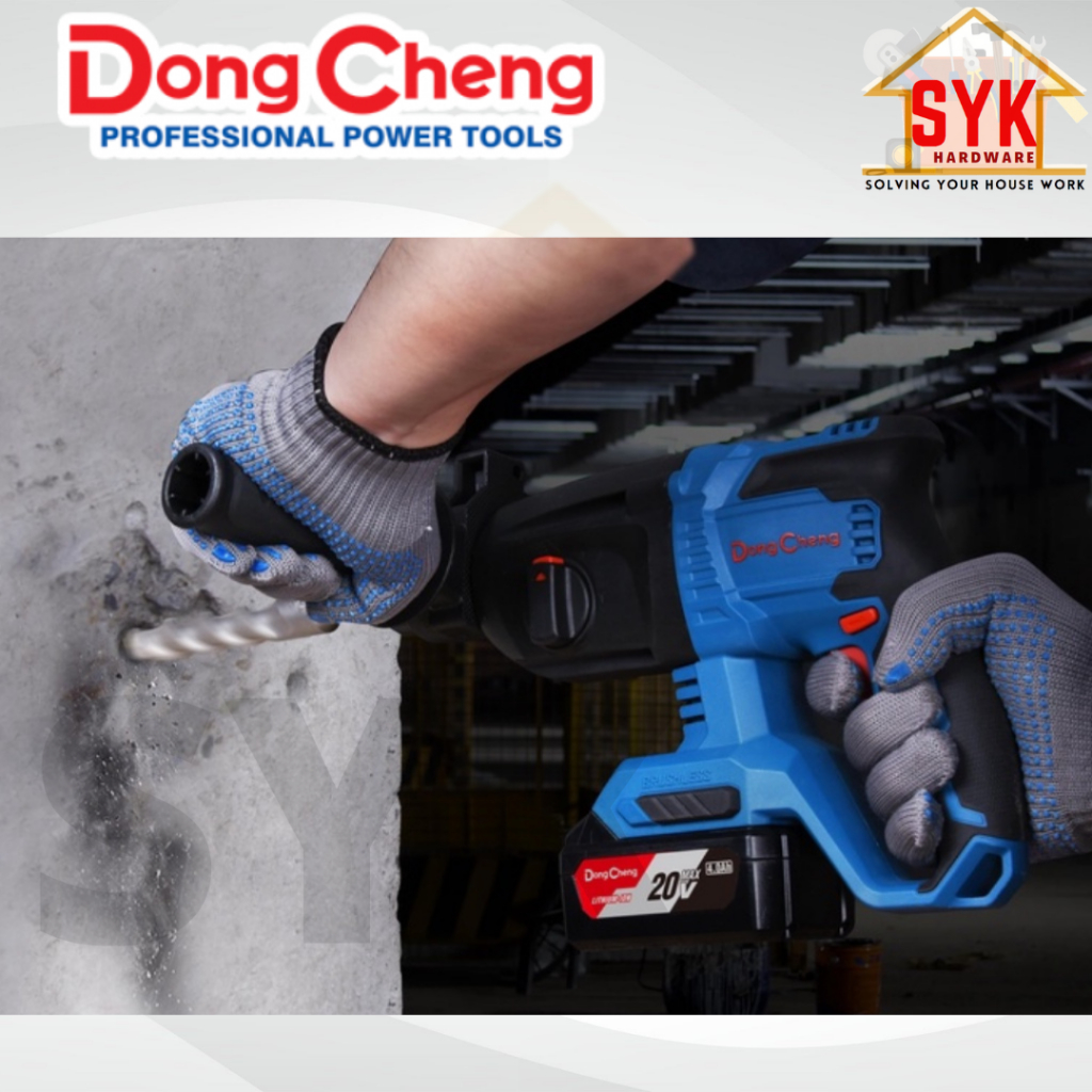SYK DongCheng DCZC04-24 Cordless Brushless Rotary Hammer Drill Power ...