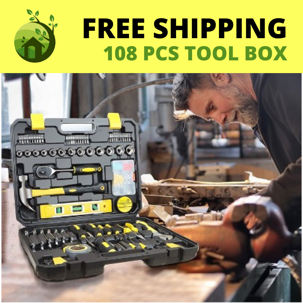 HABO Multifunctional Tool Box Combo Set DIY Hand Tools Spanar set Screwdriver Set Socket Toolbox ...