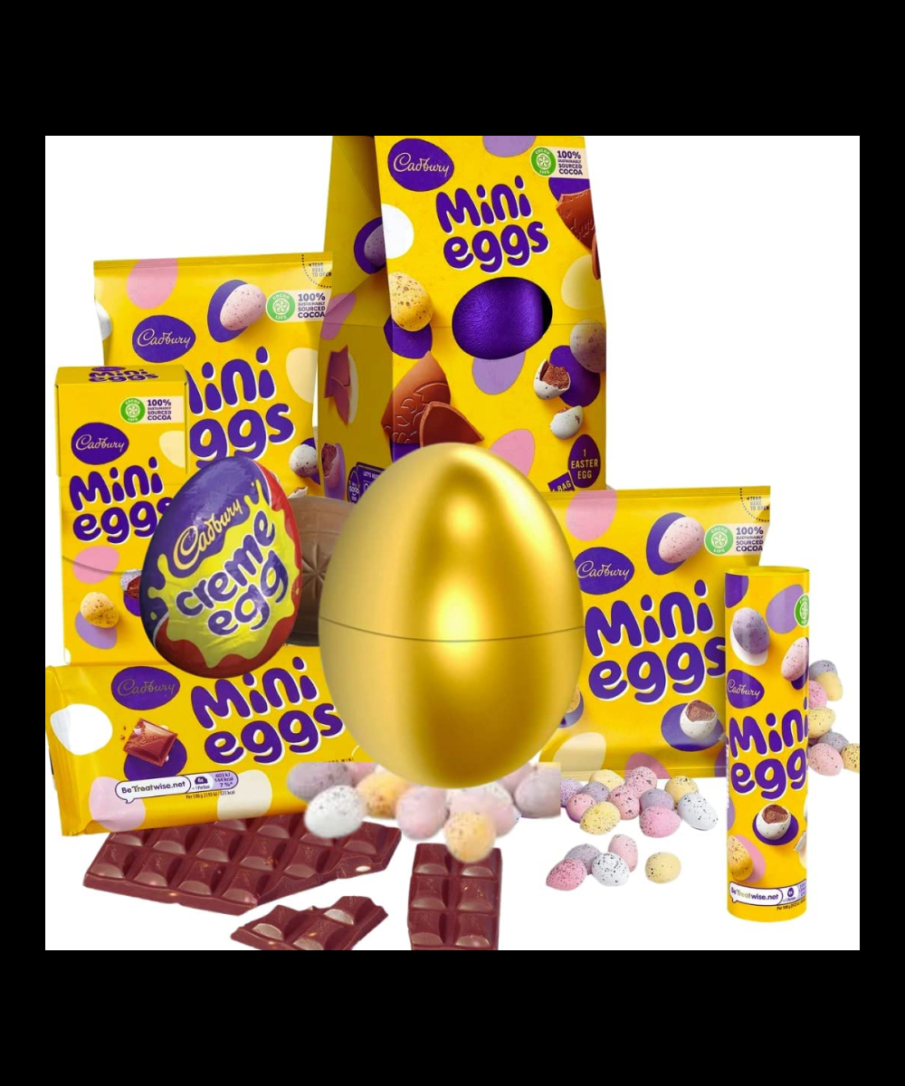 Cadbury Dairy Milk Mini Eggs Chocolate Easter Egg, Filled with Mini ...