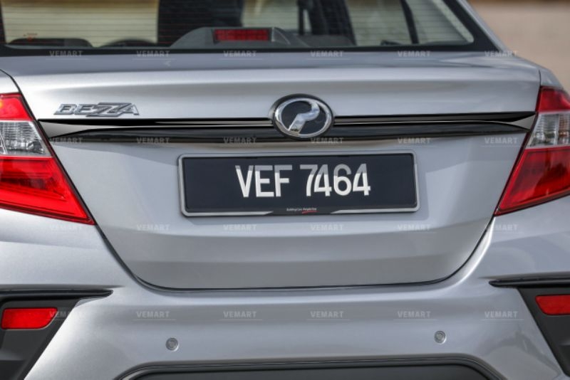 Vemart Perodua bezza 2019-2023 car rear tail gate trim garnish ...
