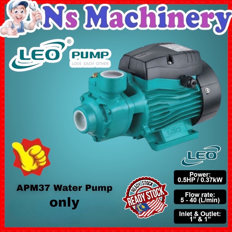 Leo Apm37 Peripheral Water Pump 0.5hp/Leo Water Pump With Pressure Switch/Leo Pam Air Apm37 ...