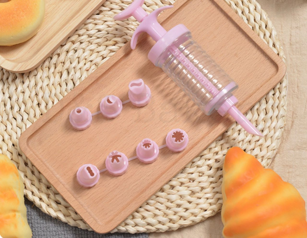 🇲🇾 D&S 8pcs Cookies Press Set Biscuit Pump Press Cake Cream Maker Biskut Pam 饼干机 蛋糕奶油机 | Shopee ...