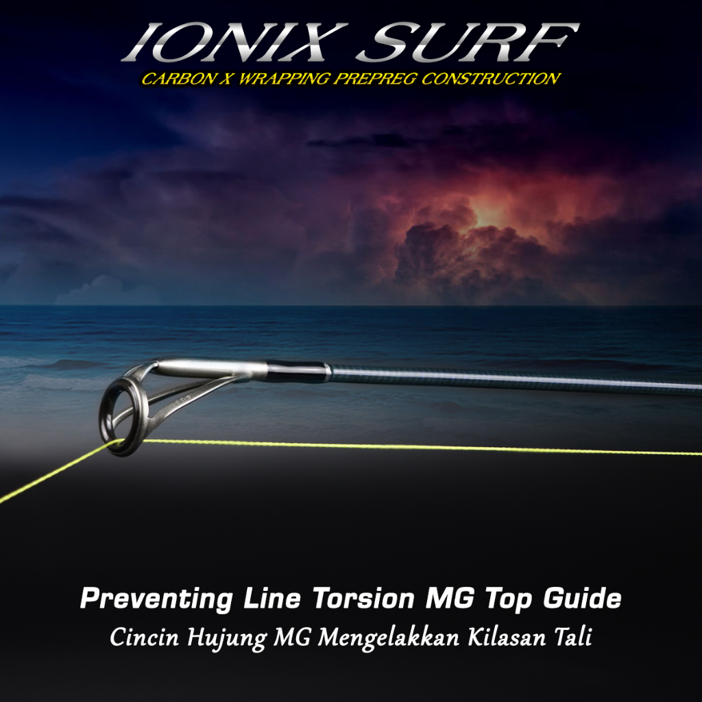 Banax Ionix Surf Fishing Rod 13'7ft-16'4ft Heavy Saltwater Surf Fishing ...