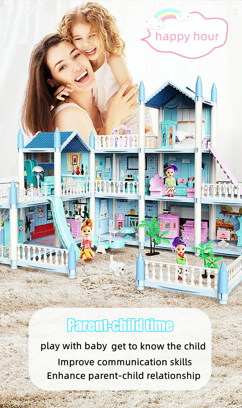 🔥Ready Stock🔥DIY Doll House Model Toy pretend Play Princess Dream ...