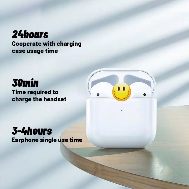 Inpods Pro 4 TWS Wireless Bluetooth Earphone BT5.1 Earbuds With Mic And ...