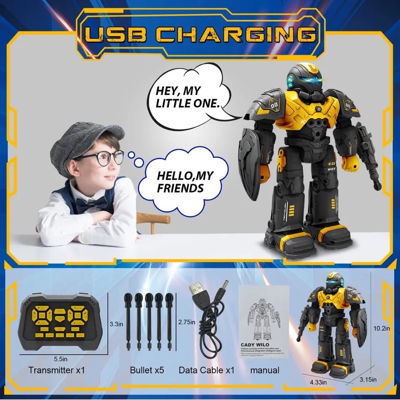 FEO Cady Smart RC Robot Hand Control Remote Control Robot Rc Toy ...