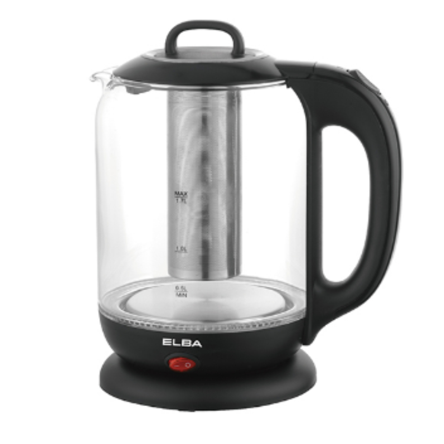 ELBA 1.7L Glass Jug Kettle [ EJK-F1723G (BK) / EJK-J1725KG(BK ...