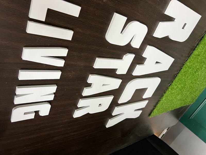 Custom PVC 3D Logo Signage | 3D Lettering (A-P)| PVC Foam Board ...