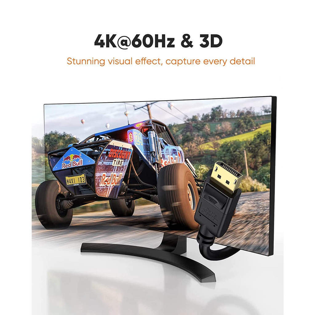 Display Port Cable 1.8M 3 Meter Dp to Male 4K 1080P DisplayPort 1.2 ...