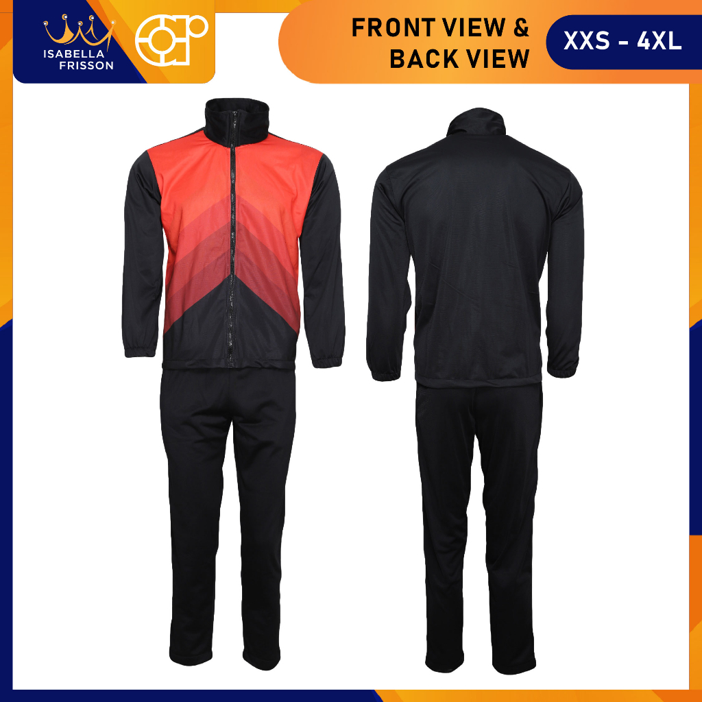 ARORA SPORTS UNISEX TRACKSUIT MICROFIBER T SUIT13-17 (SHIRT + PANT SET ...