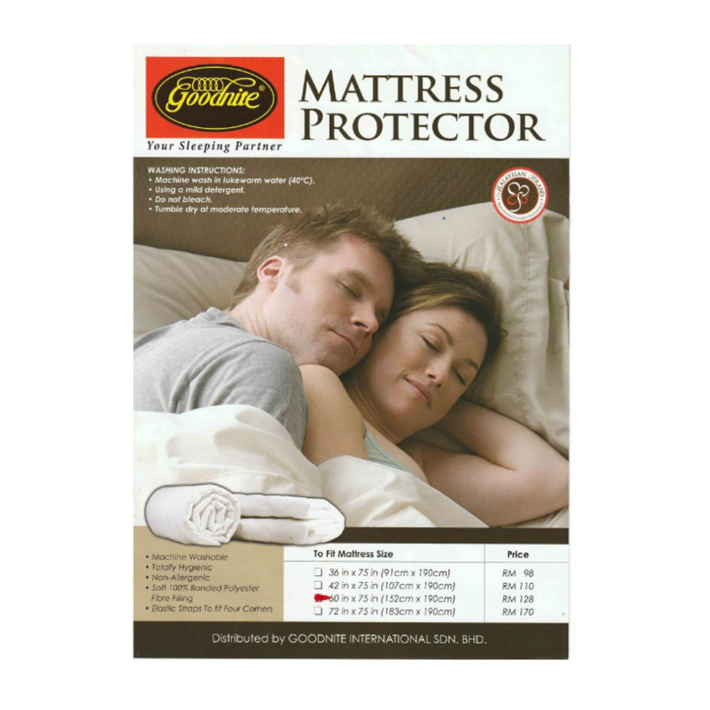 Goodnite 100 % quality Mattress Protector single super single queen ...