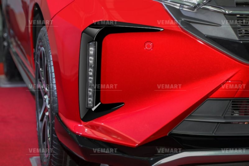 Vemart perodua myvi gen3 mg3 2021-2023 car front bumper canard garnish ...