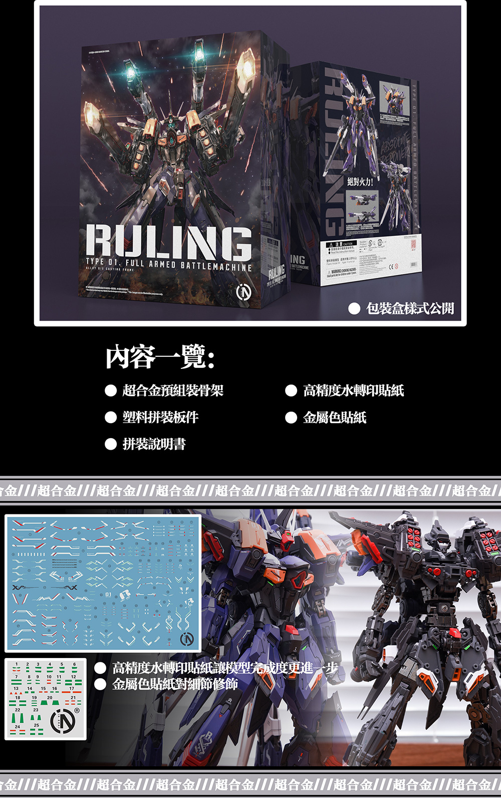 In Era+ Ruling Type 01. Full Armed Battlemachine Model Kits / InEra ...