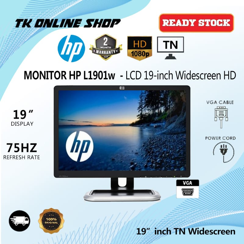 Monitor HP LV2011 LED 20-inch Widescreen Resolution 1600 × 900 used ...