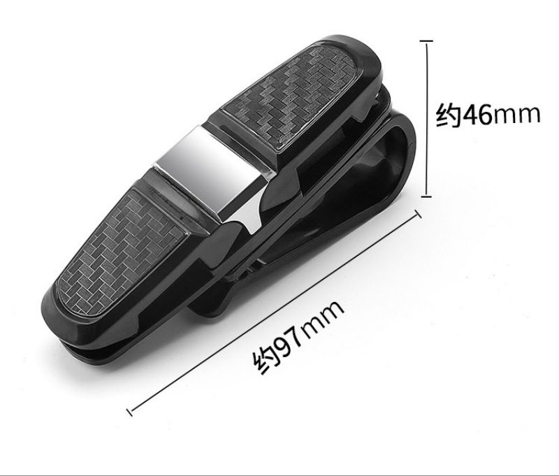 PU Leather Car Sun Visor Organizer Card Storage Glasses Pen Holder ...