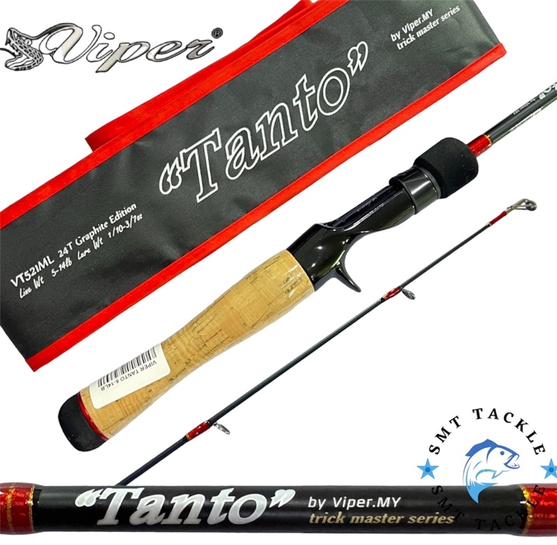 Viper Tanto Single Hand One Piece BC Rod 5.2 Ft | Shopee Malaysia