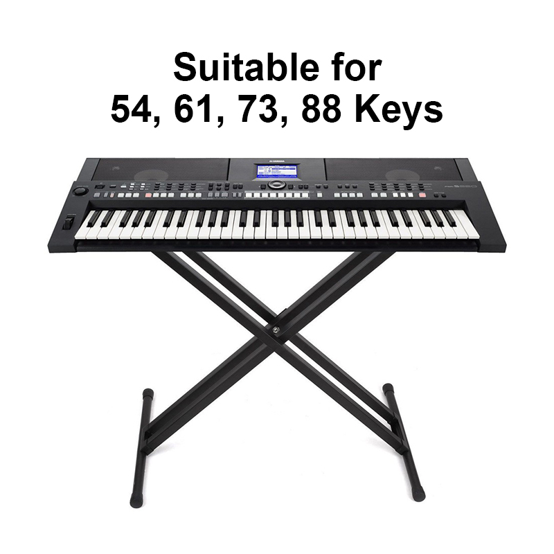 Keyboard Piano Stand Chair (SINGLE X / DOUBLE X) 54 61 73 88 Keys ...