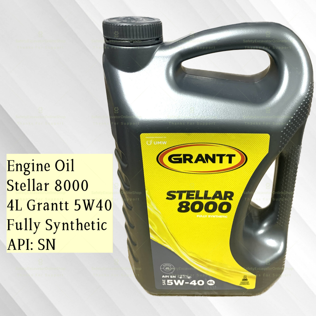 4 LITER GRANTT 5W40 STELLAR 8000 FULLY SYNTHETIC ENGINE OIL. API:SN. 4L ...