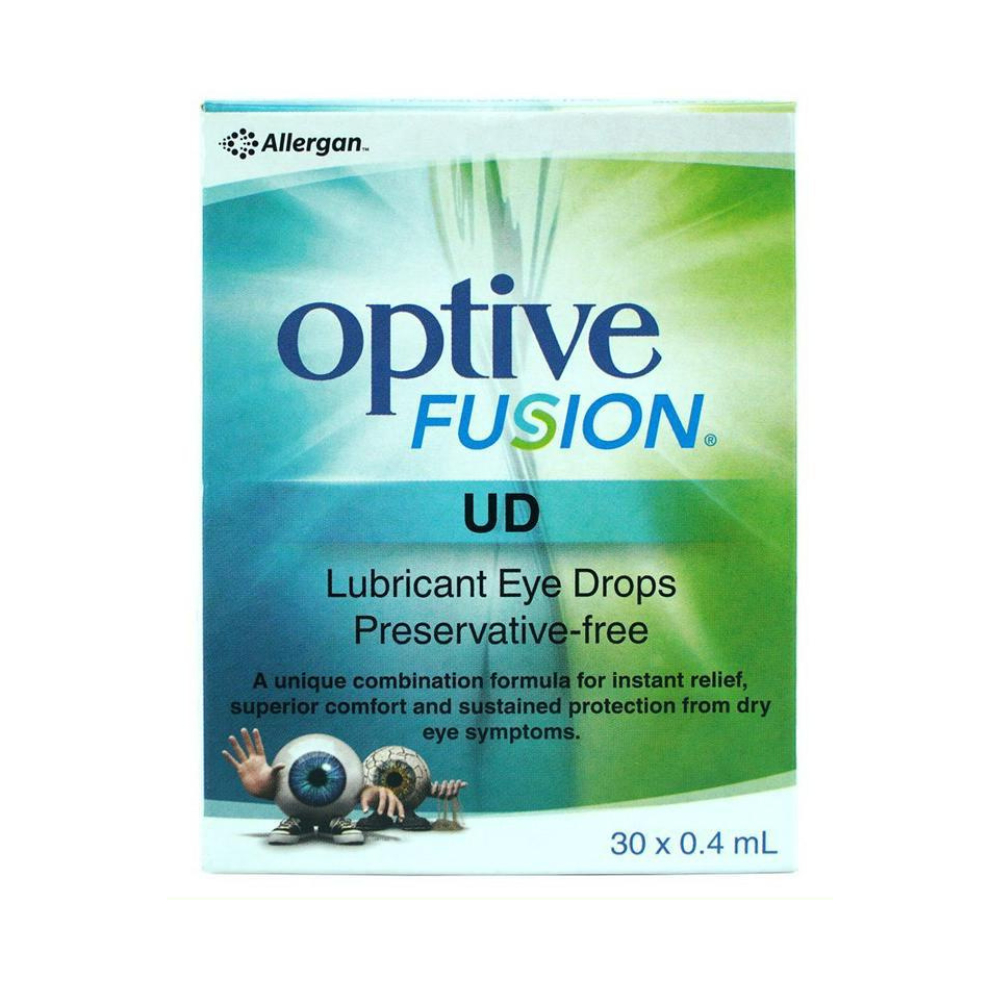 🔥Readd Stock🔥Allergan Optive Fusion UD Lubricant Eye Drops (0.4ml X 30 ...