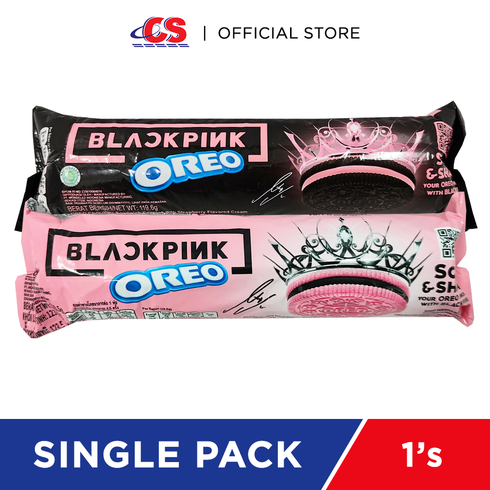 OREO BLACKPINK Limited Edition Cookies 119.6g - 256.5g (OREO Multipack ...