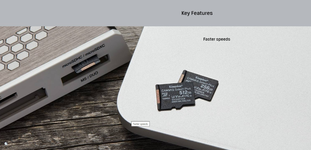 Kingston Canvas Select Plus MicroSD 100MB/s Class 10 UHS-I Card SDCS2 Memory Card ( 32GB / 64GB ...