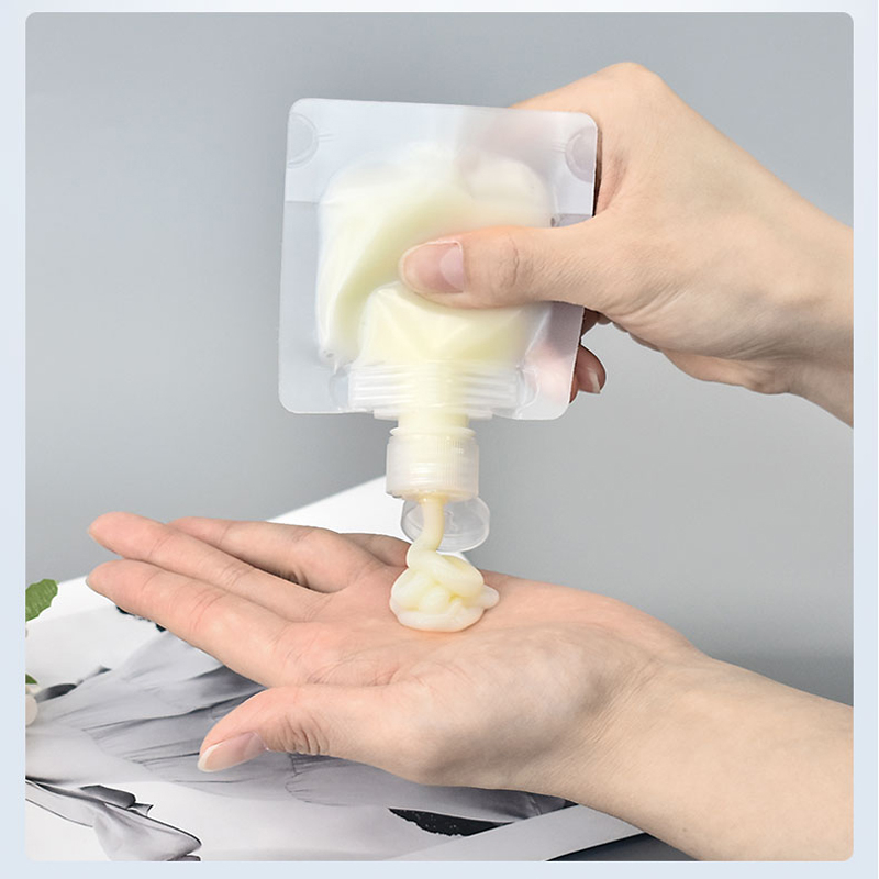 30/50/100ml Lotion Shampoo Dispenser Bags Travel Leakproof Reusable ...