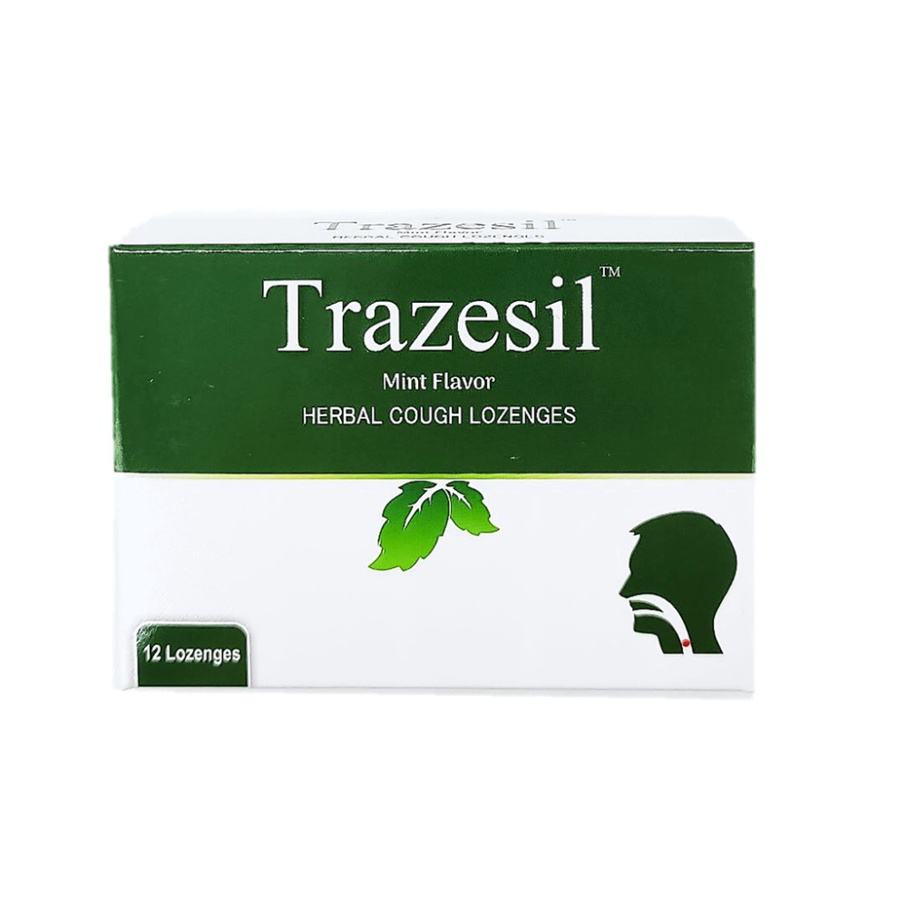 🔥Ready Stock🔥Trazesil Herbal Cough Lozenges 12's (Mint Flavor) - 1unit ...
