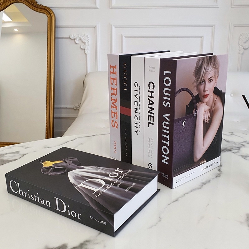 Designer Display Books Fake Faux Simulation Decorative Book Props Buku ...