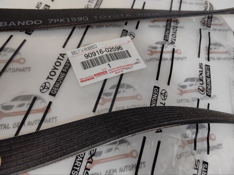 Original Toyota Estima 2.4 ACR50 (2AZ-FE Engine) & RAV4 ACA2# Fan Belt ...