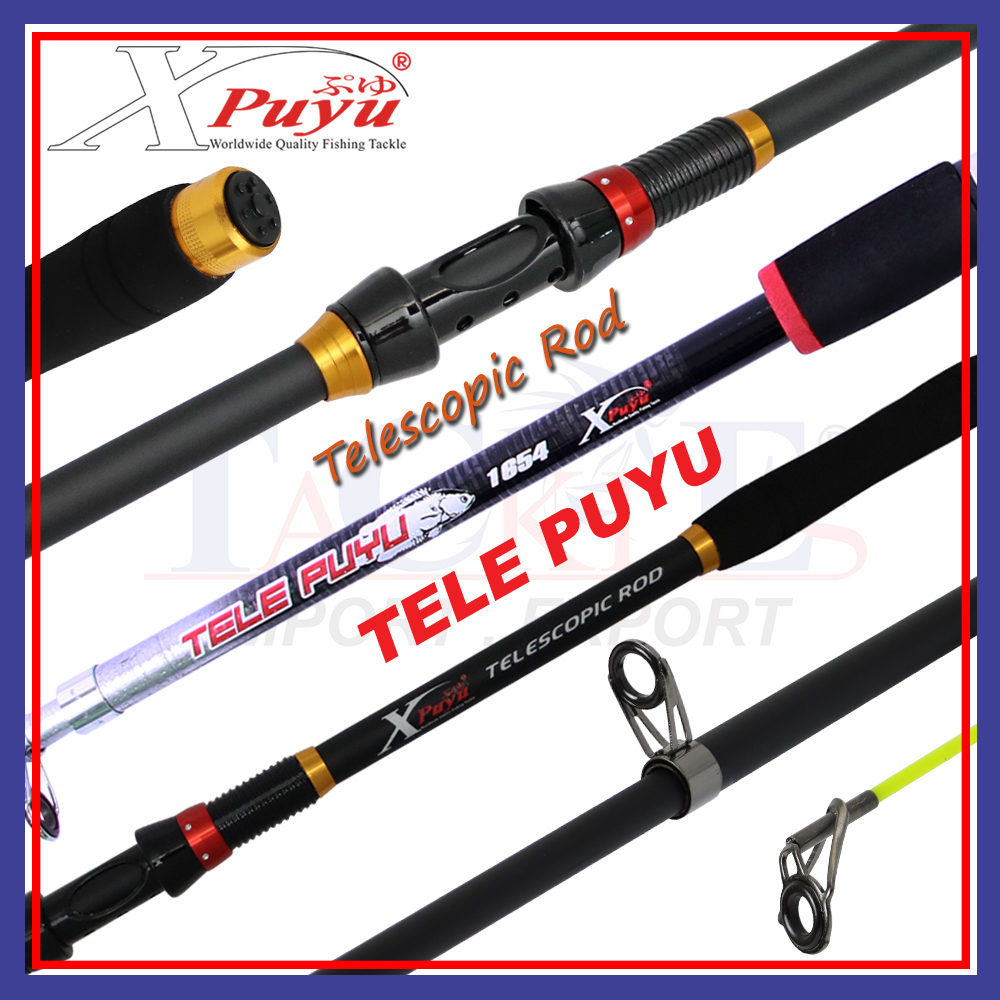Xpuyu Tele Puyu Rod Fishing Pancing Spinning (1.50m-3.00m) Freshwater ...