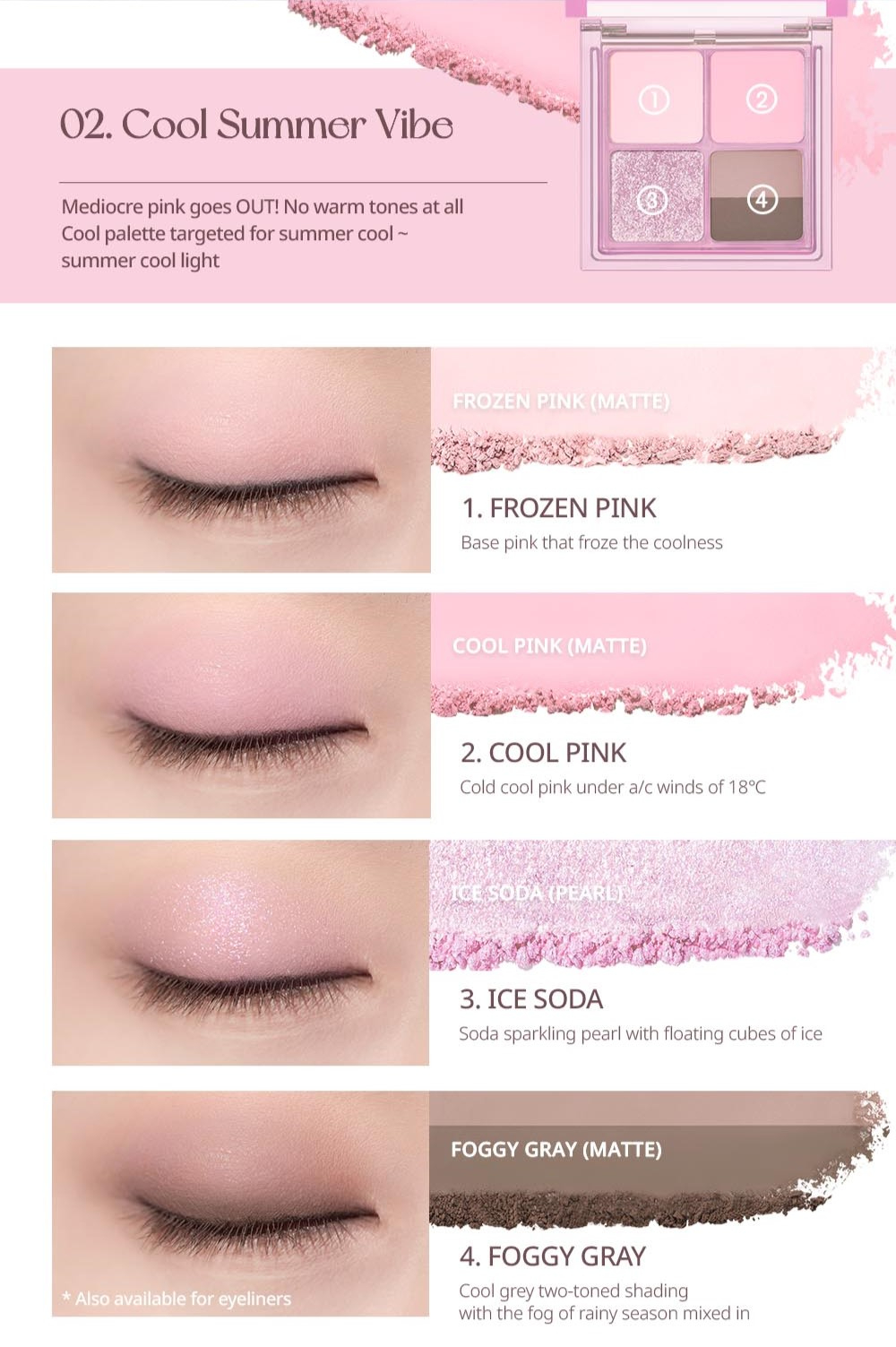 PERIPERA Ink Pocket Shadow Palette (23AD) - 6 Colors to Choose | Shopee ...