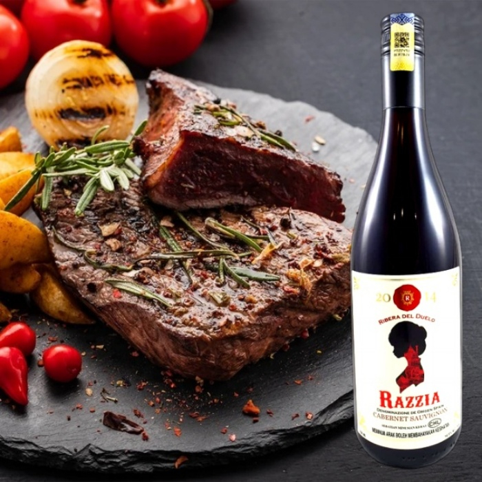 Razzia Cabernet Sauvignon Red Wine With Secure Wrapping (750ml ...