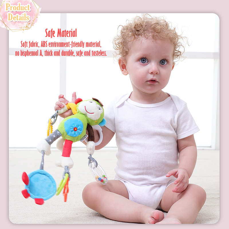[Choo Choo Toy] Baby Rattle Soft Toy Stroller Soothing Dolls ...