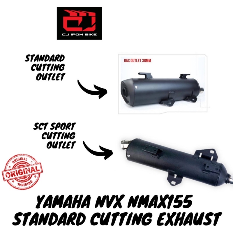CJ IPOH NMAX V1 V2/NVX155 V1/V2 SCT EXHAUST PIPE MANIFOLD 28mm 32mm ...