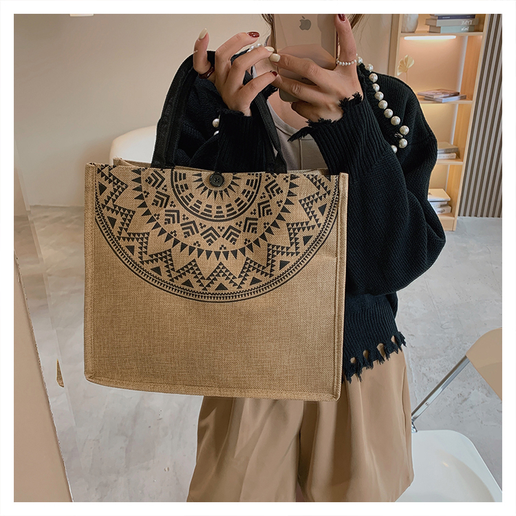 Muji Style Bag Eco Friendly Bag Shopping Bag Grocery Bag Bag Jute ...