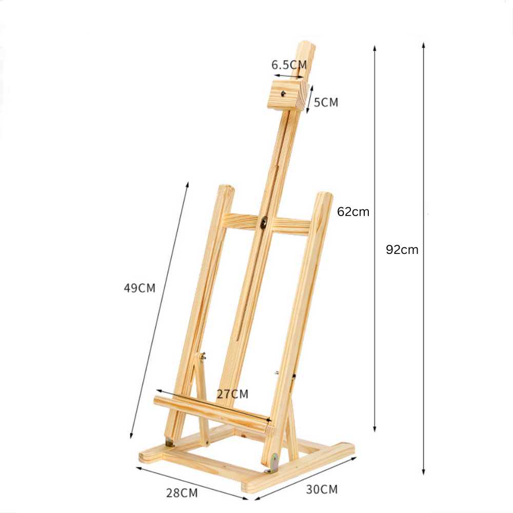 High Quality Pine Wood Tabletop Adjustable Easel wooden Painting ...