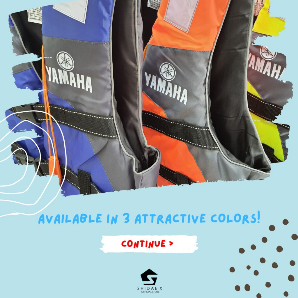 🔥 Yamaha Life Vest Jacket 🔥 High End Quality Kids Adults Marine Safety ...