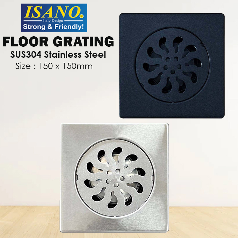 SUS 304 Stainless Steel Floor Grating Floor Trap 150 x 150 x 0.8mm ...