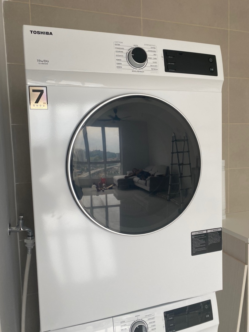Toshiba Dryer Stacking Kit SK-T01 White / Silver for TWBH85S2M ...