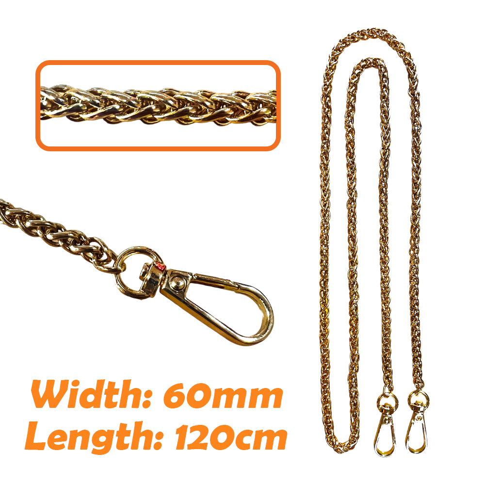 Metal Bag Chain Metal Gold Silver Color Bag Chain DIY Tali Beg | Shopee ...